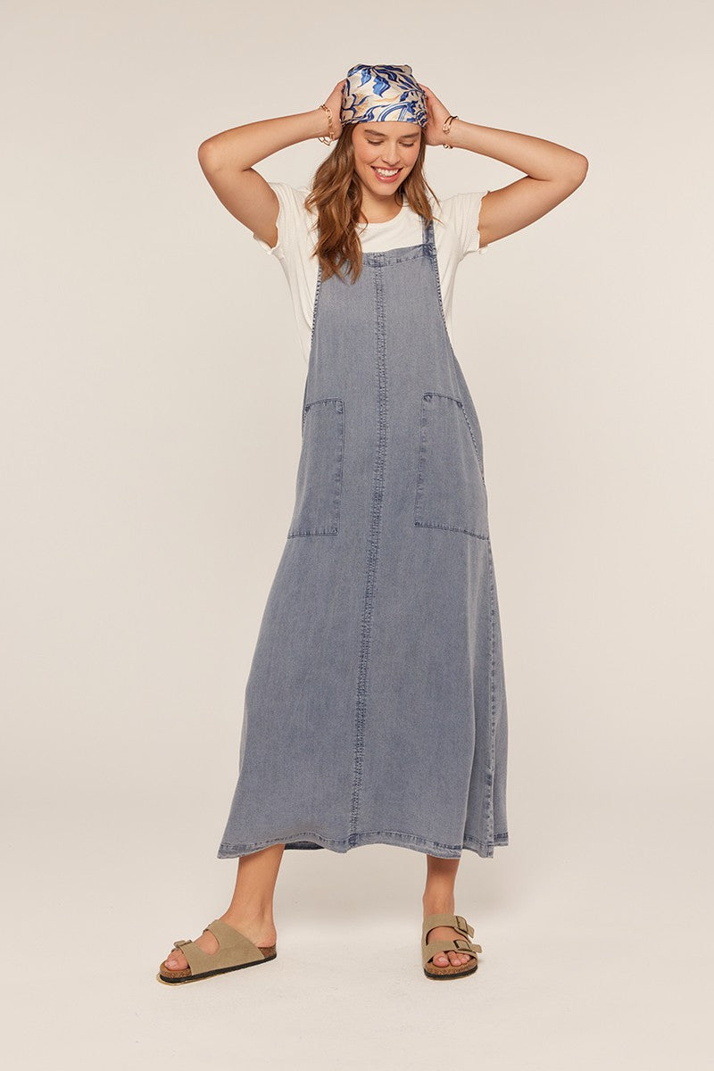 Lyla overall maxi dress – JanieLanie