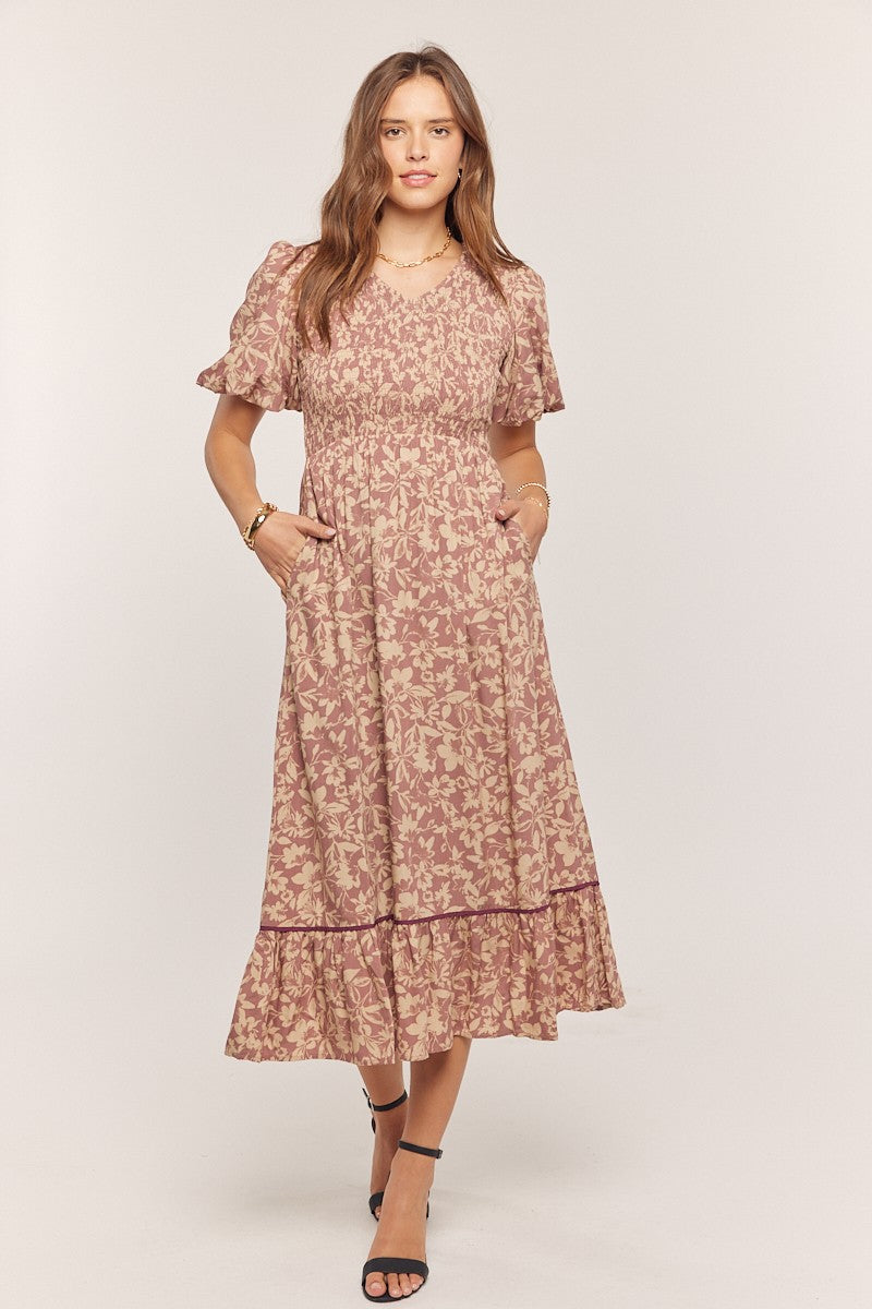 Bethany modest midi dress - final sale – JanieLanie